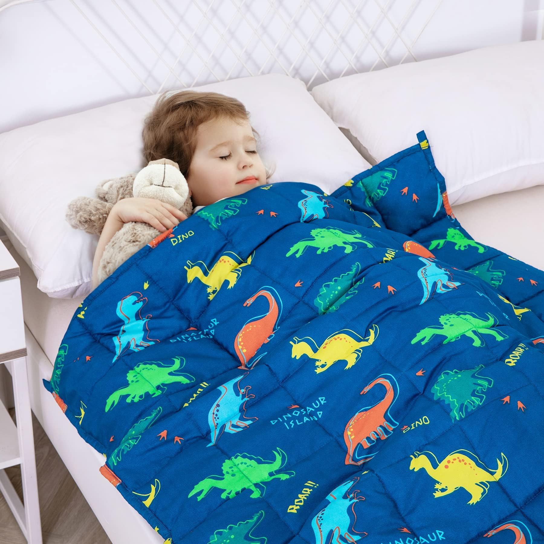 Amazon.com: anfie Weighted Blanket Kids (36"x48" 5lbs), Weighted ...