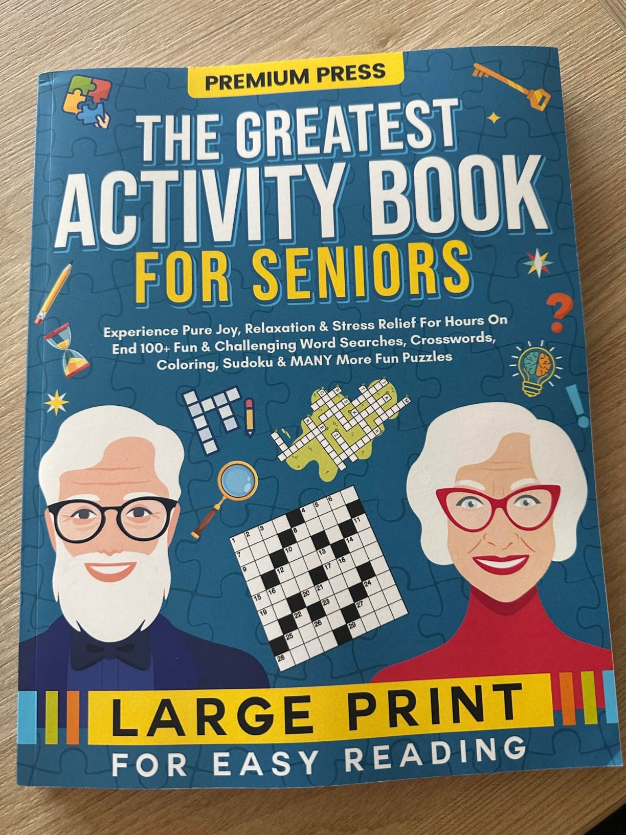 The Greatest Activity Book For Seniors: Experience Pure Joy, Relaxation ...