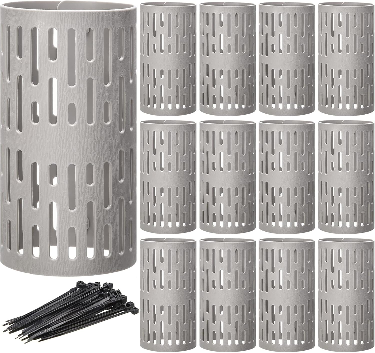 Amazon.com : 15 Pieces Plastic Tree Trunk Protector Tree Guard Bark ...