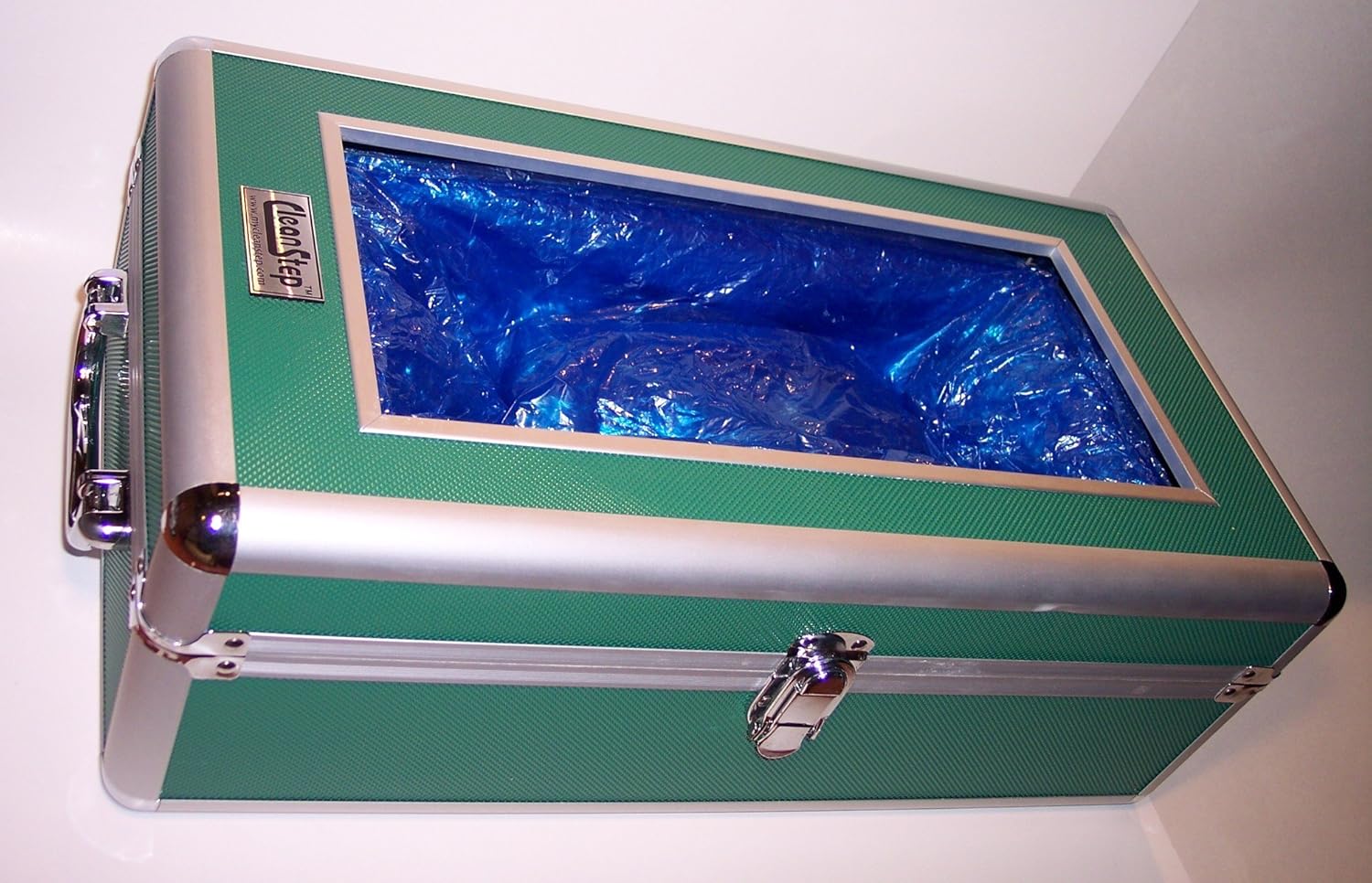 One Automatic Shoe Cover Bootie Dispenser System (Green) with 80 ...