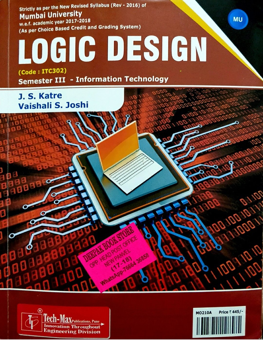 Logic Design Textbook (Sem 3 - IT) Techmax Katre & Joshi : Amazon.in