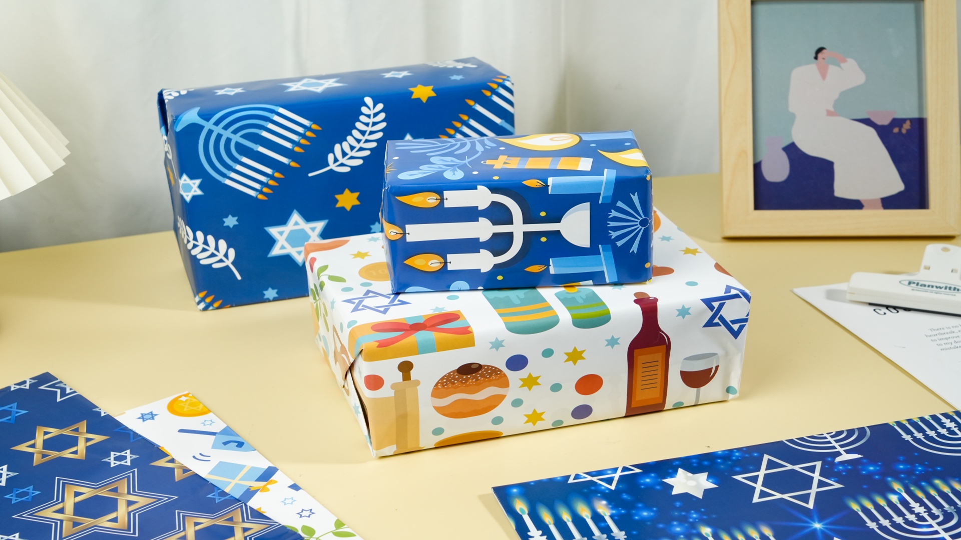 Printable Hanukkah Wrapping Paper Printable Christmas Wrapping Paper