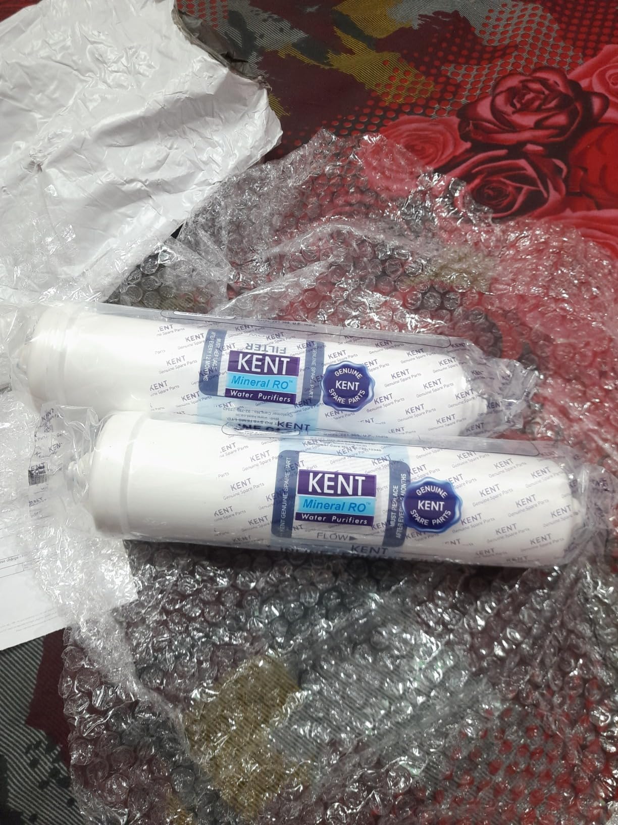 Kent Ro Spares: Inline Sediment Filter 8 inch & Pre Carbon Filter Set 8 ...