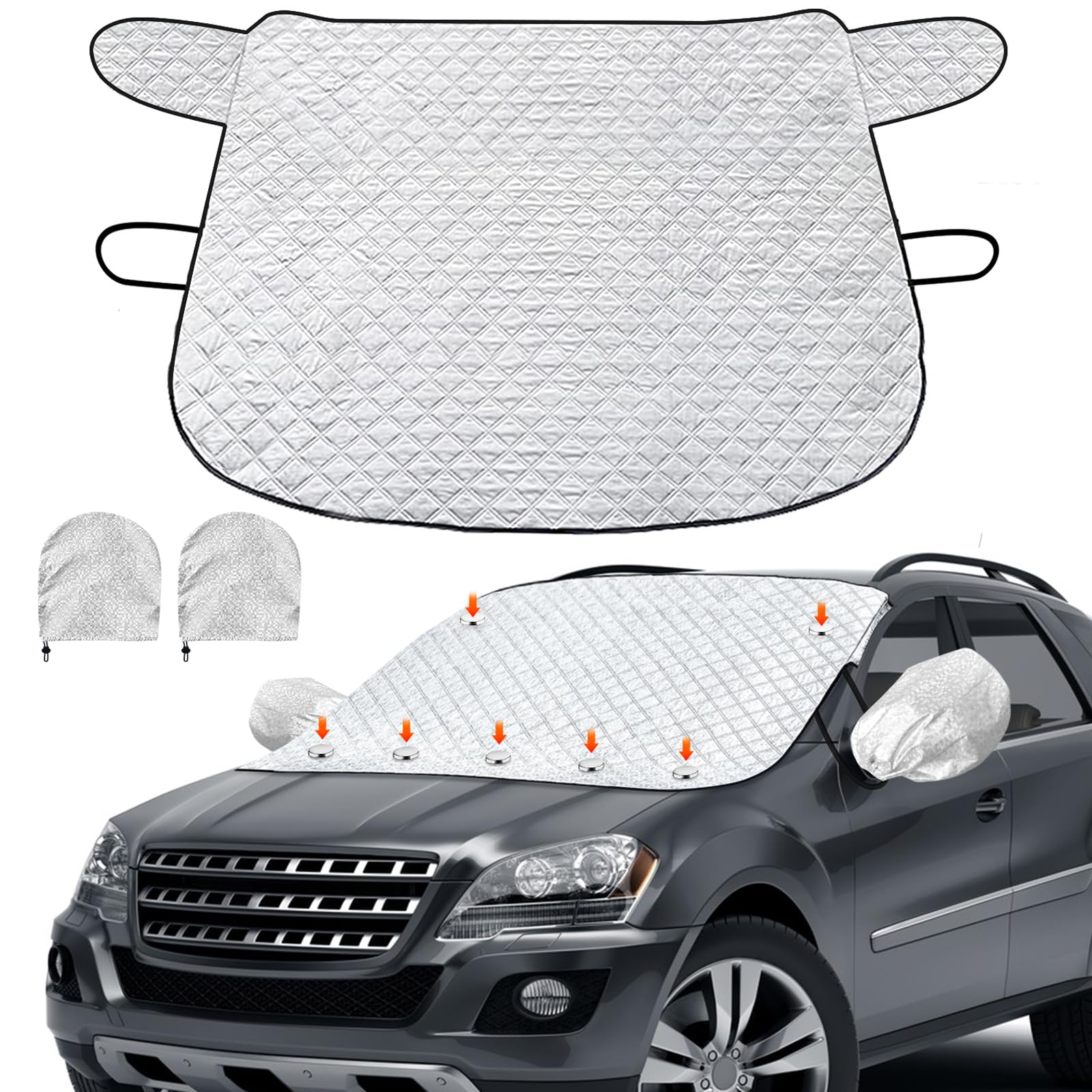 WenYa Car Windshield Cover, Heavy Duty Ultra Thick Protective ...