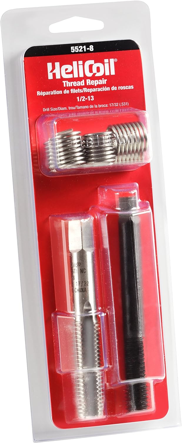 Helicoil 5521 8 1 2 13 Inch Coarse Thread Repair Kit Buy Online At