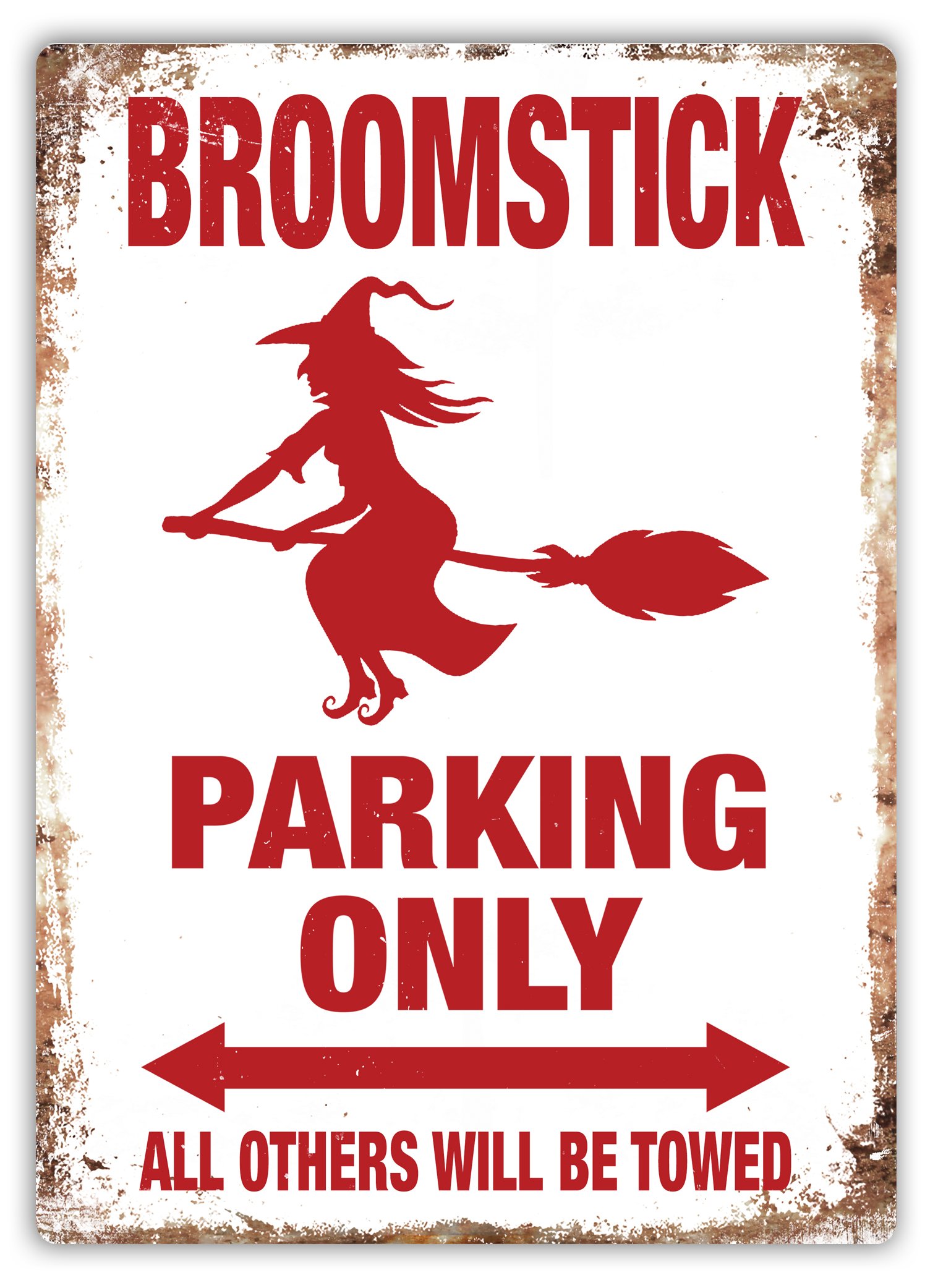 Park Brooms Here Sign Broom Parking Here Family Gifts Personalized