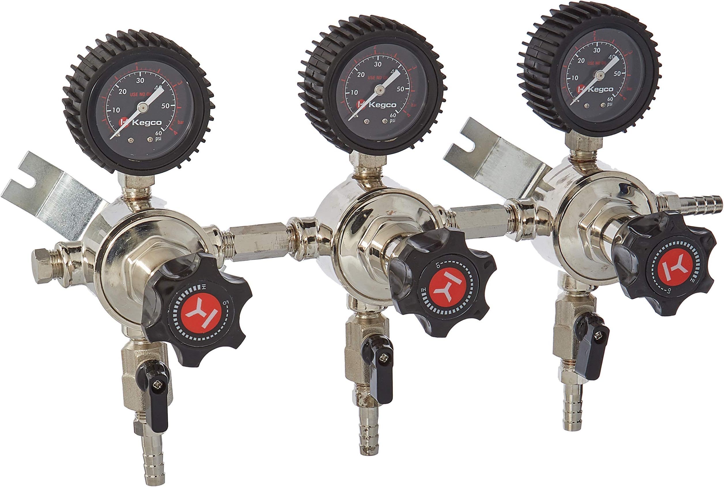 Amazon.com: Kegco Secondary Regulator, 3 Product, Chrome : Appliances