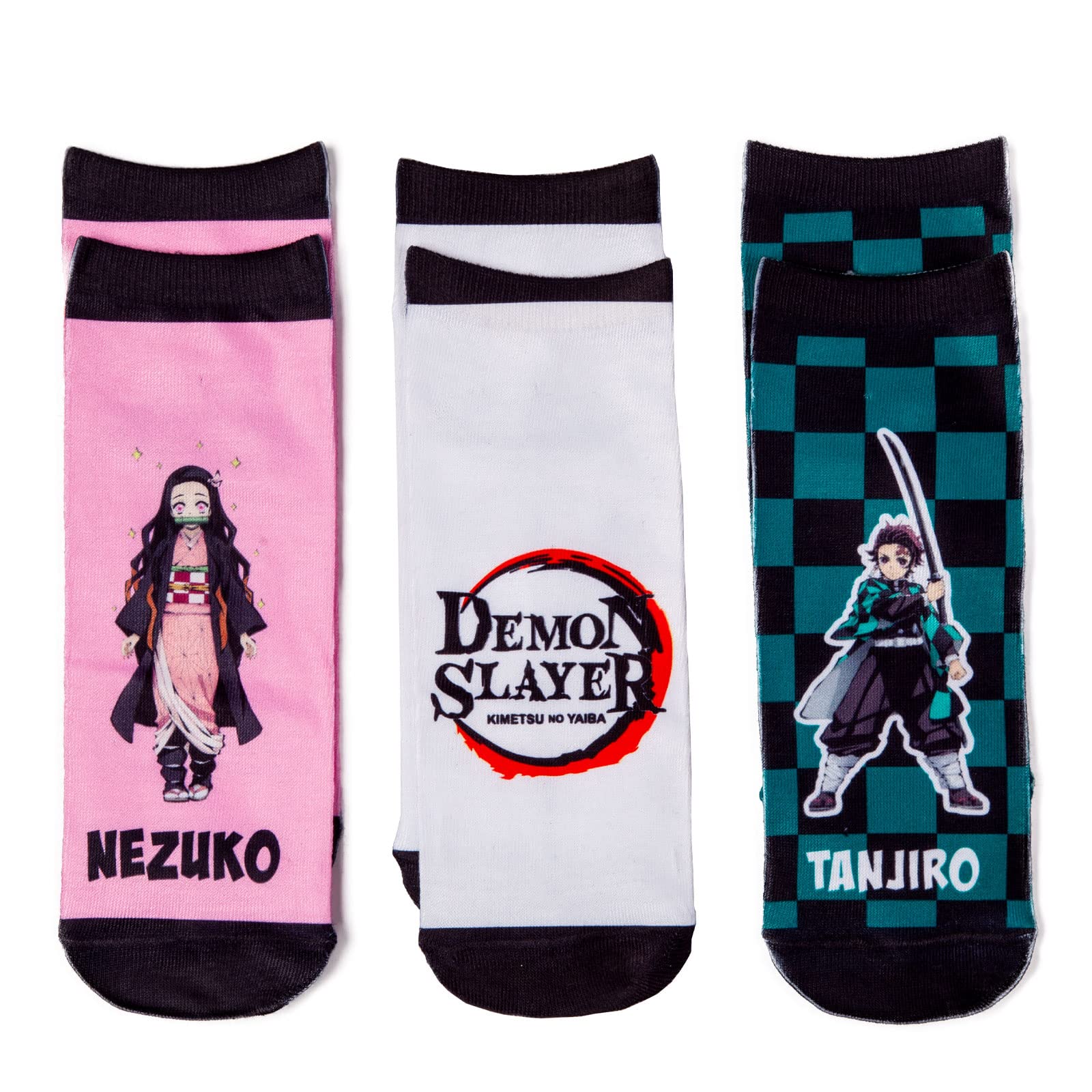 Amazon.com: Culture Fly Demon Slayer Tanjiro Nezuko & Demon Slayer Logo ...