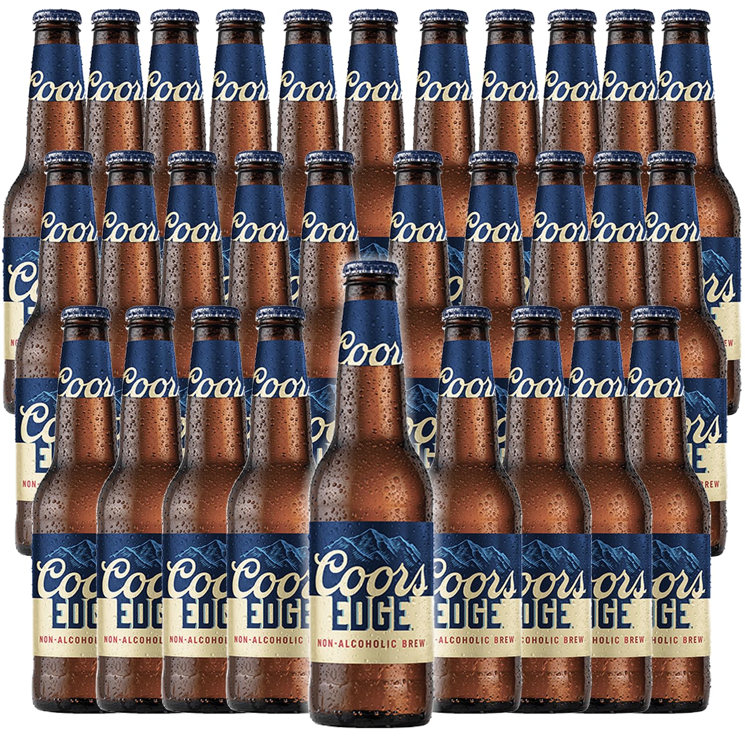 Amazon.com : Coors Edge Non-Alcoholic Beer - 30 Pack 12oz Bottles ...