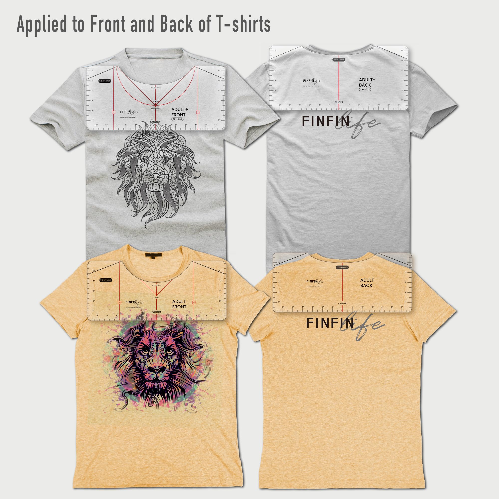 Cricut Tools Tshirt Ruler Guide For Vinyl Alignment, T Shirt Rulers To ...