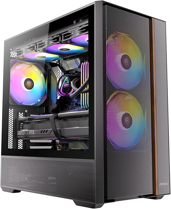 Amazon.com: Antec Flux Rear, 5 PWM Fans Included, F-LUX Platform, Front ...