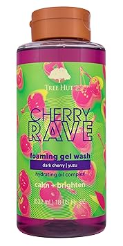 Amazon.com: Tree Hut Cherry Rave Foaming Gel Wash | Cleanse & Soothe ...