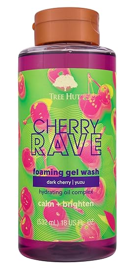 Amazon.com: Tree Hut Cherry Rave Foaming Gel Wash | Cleanse & Soothe ...