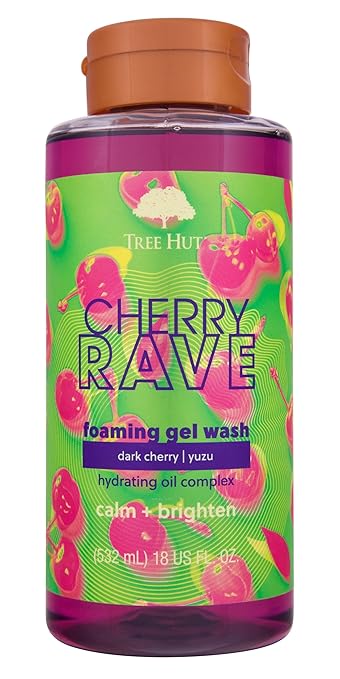 Amazon.com: Tree Hut Cherry Rave Foaming Gel Wash | Cleanse & Soothe ...