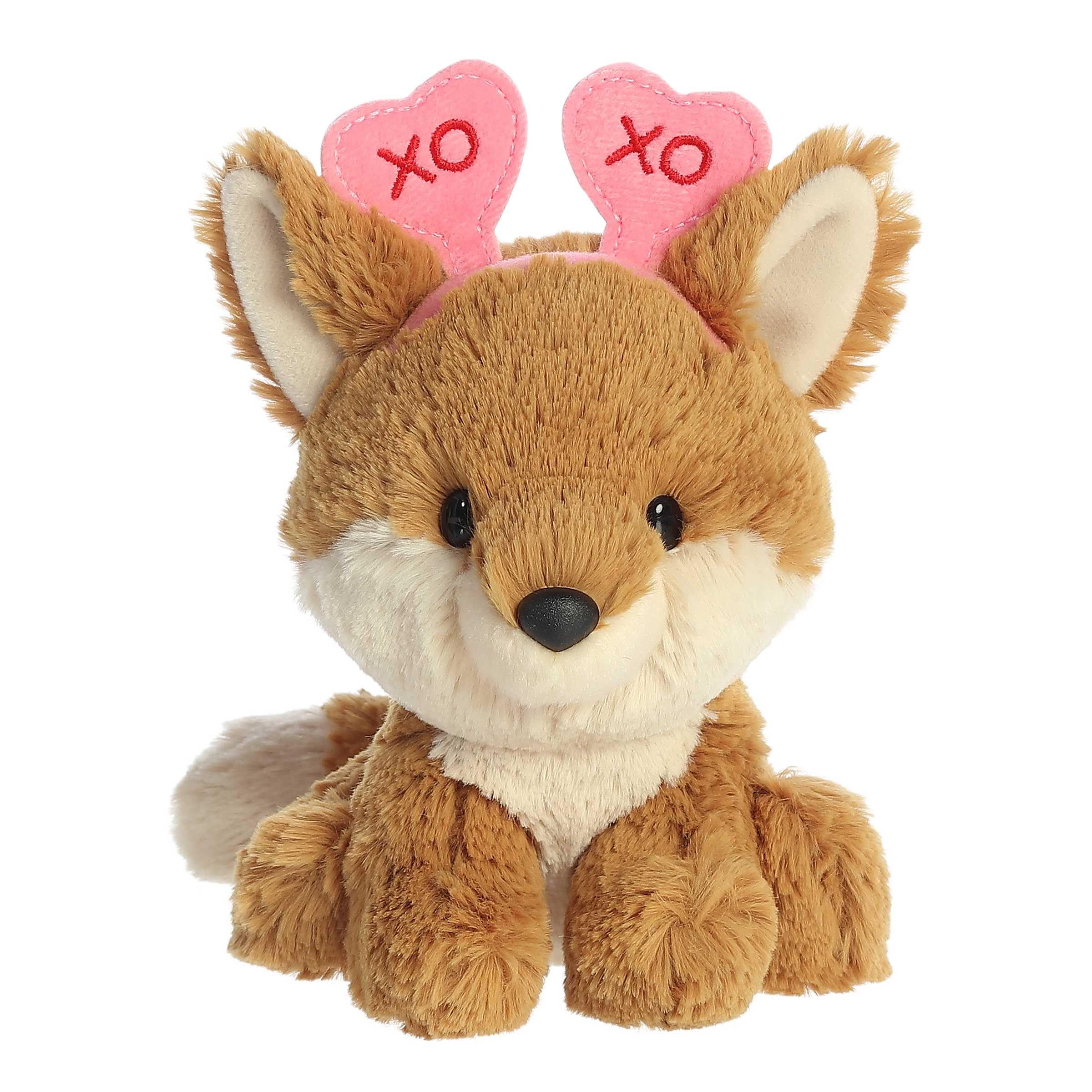 Amazon.com: Aurora® Heartwarming Love On The Mind™ XOXO Fox™ Stuffed ...