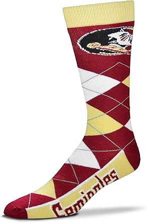Amazon.com : For Bare Feet NCAA Florida State Seminoles Argyle Line Up ...