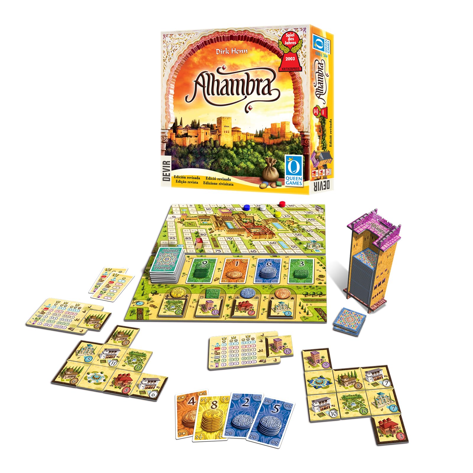 Alhambra Board Game Brettspiel News.de Ersteindruck | Alhambra