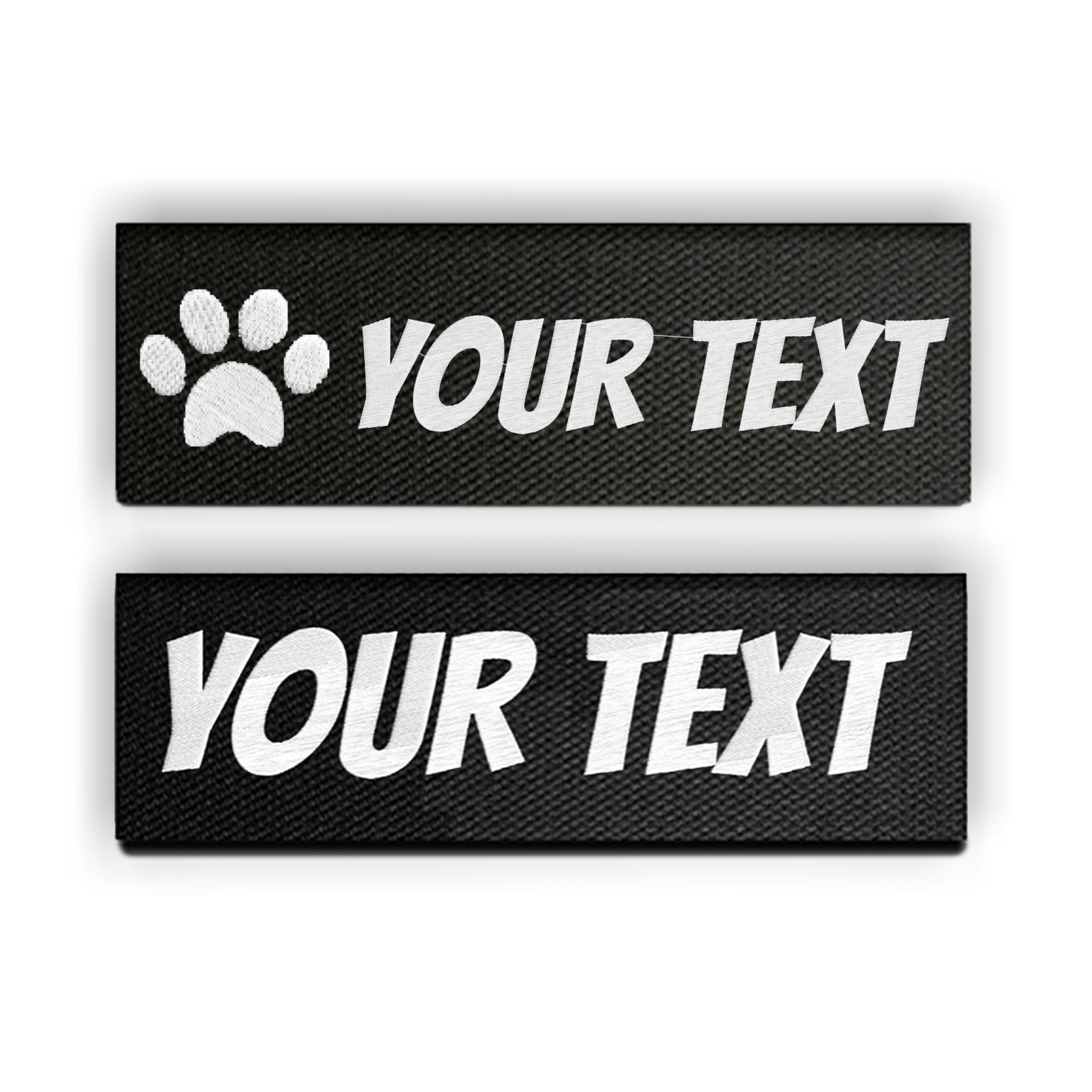 Pack of 2 Customizable Labels for Tactical Harness - 2 Custom Hook and ...