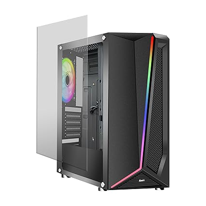 Amazon.in: Buy Foxin® TITANIUM Desktop Computer Case / PC Cabinet ...