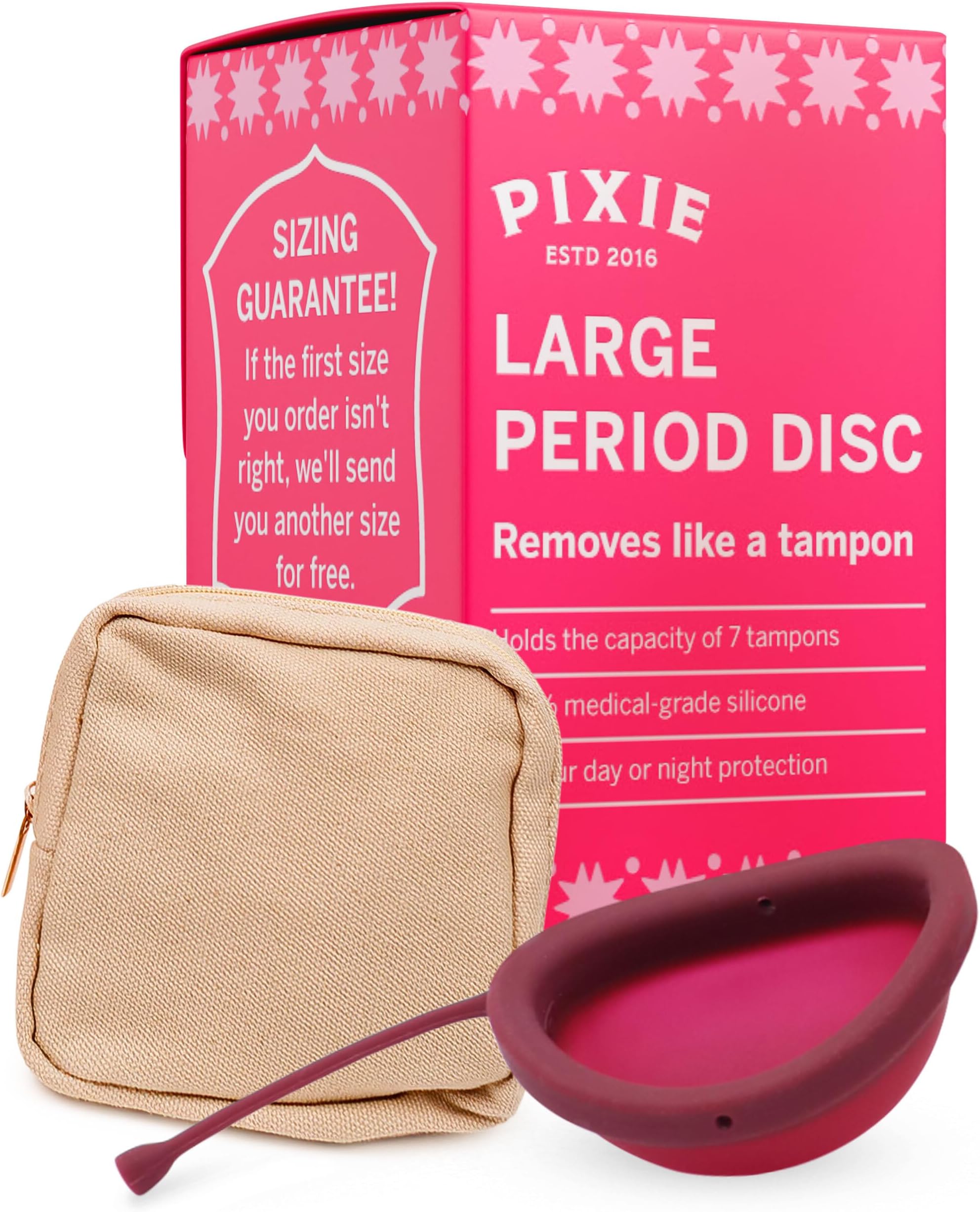 Amazon.com: Pixie Menstrual Disc - No Metals or Toxins - 100% Medical ...