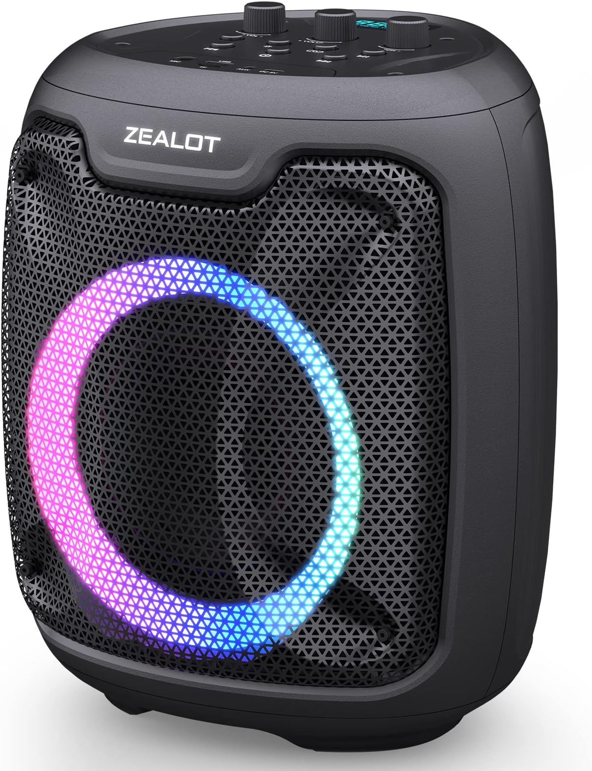 Amazon.com: ZEALOT Bluetooth Speakers, S78 120W Speakers +Z7 Wireless Speaker with Phone Holder ...