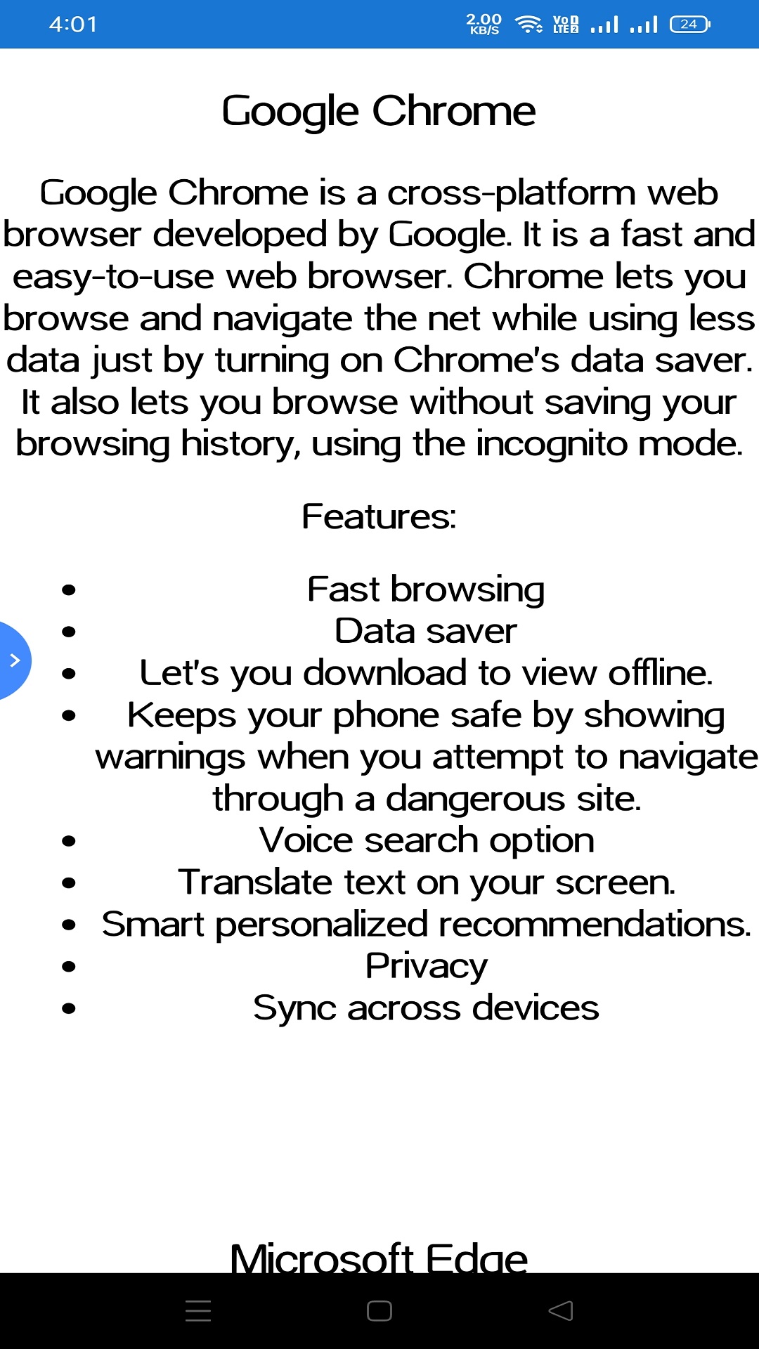 Top Web Browsers - App on Amazon Appstore