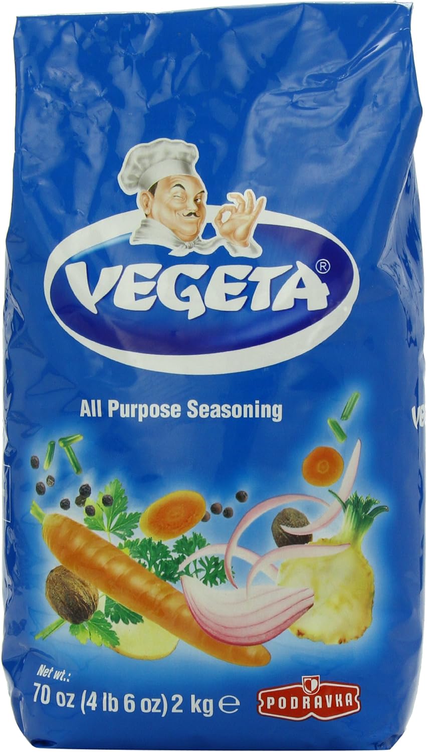 Vegeta All Purpose Seasoning and Soup Mix, 70-Ounce Bags (Pack of 2 ...