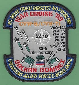 Amazon.com: Embroidered Patch - Patches for Women Man - CVN-71 CVW-8 ...