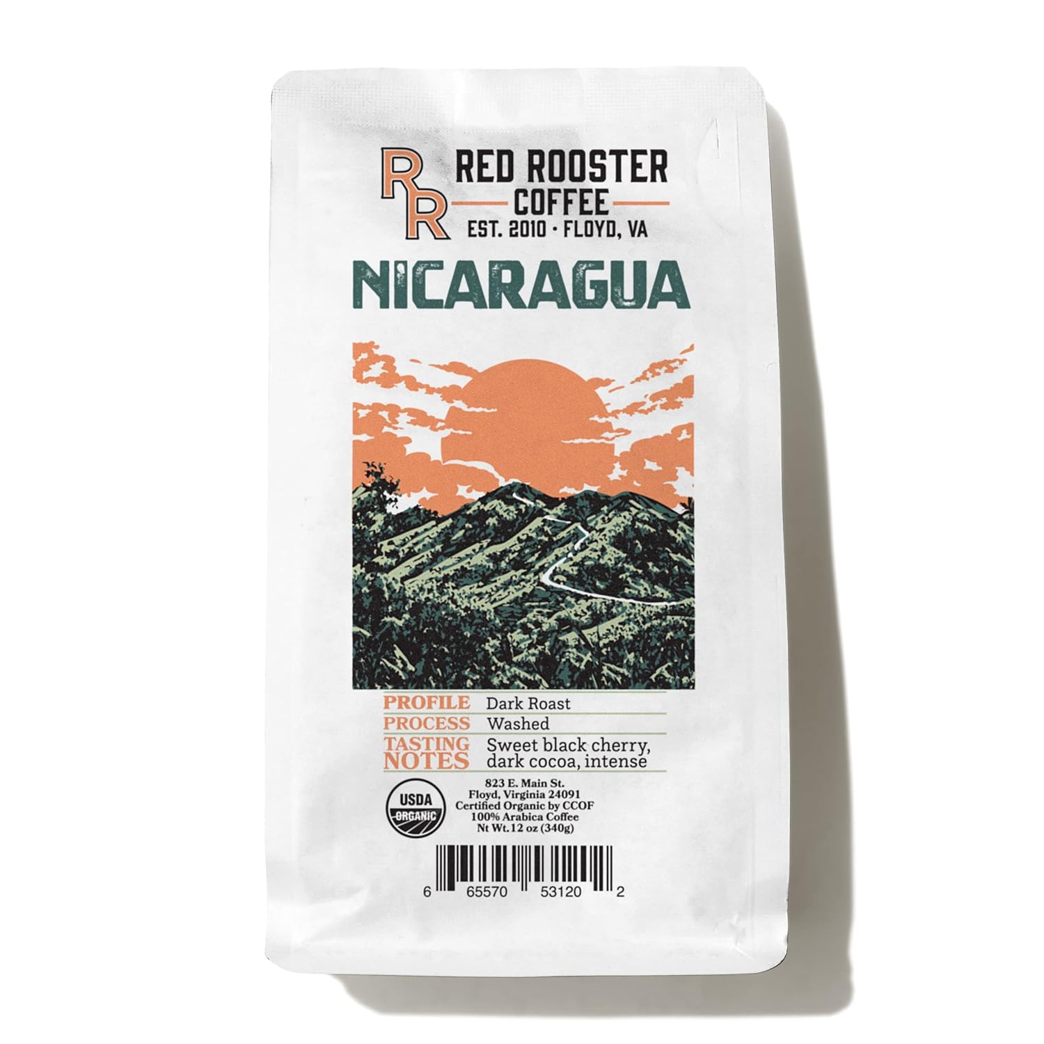 Amazon.com : Red Rooster Coffee Organic Seasonal Nicaragua Single ...
