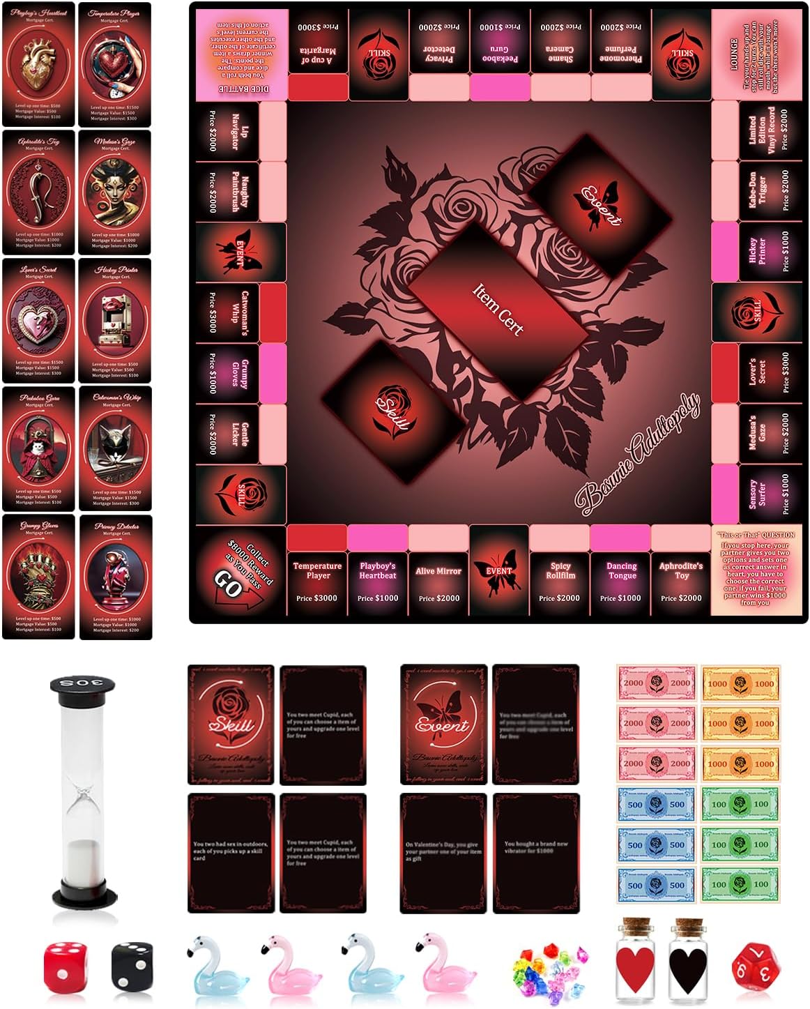 Amazon.com: Couple Board Game for Date Night, Romantic Gift for Him and ...