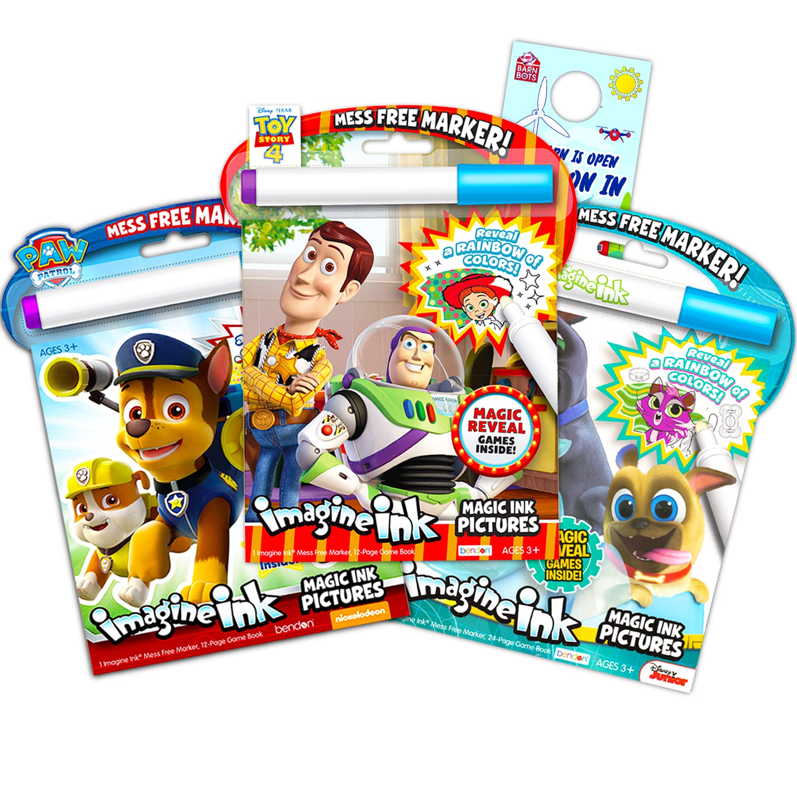 Disney Coloring Book Imagine Ink Super Set ~ Bundle with 3 No Mess ...