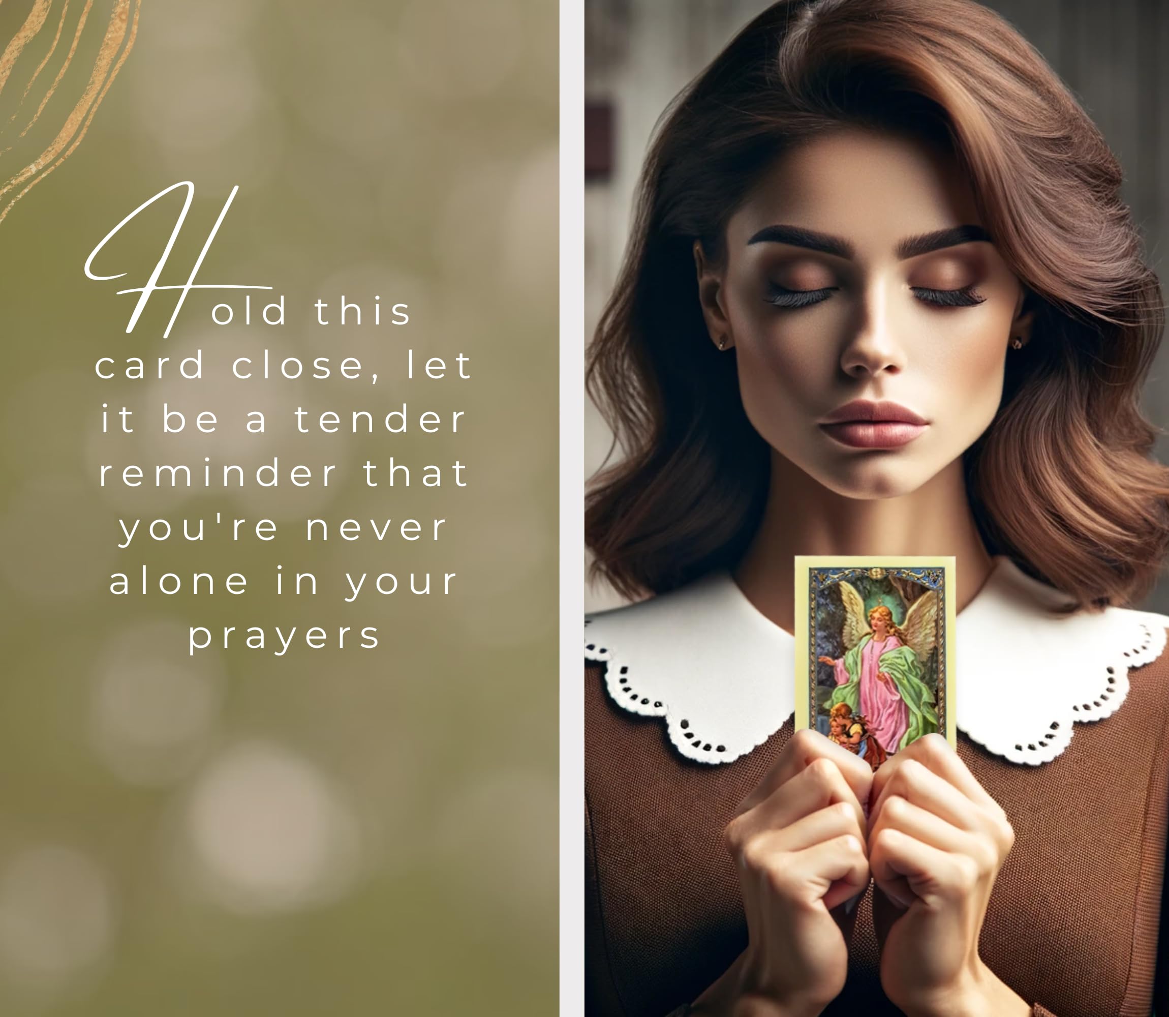 Snapklik.com : Guardian Angel Prayer Card Catholic Cardstock ...