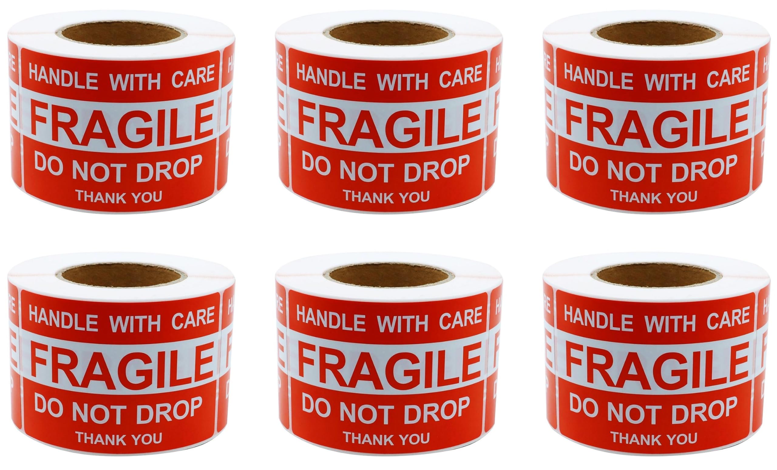 BlackDreams® 2"*3" Do Not Drop Thank You Fragile Stickers Adhesive ...