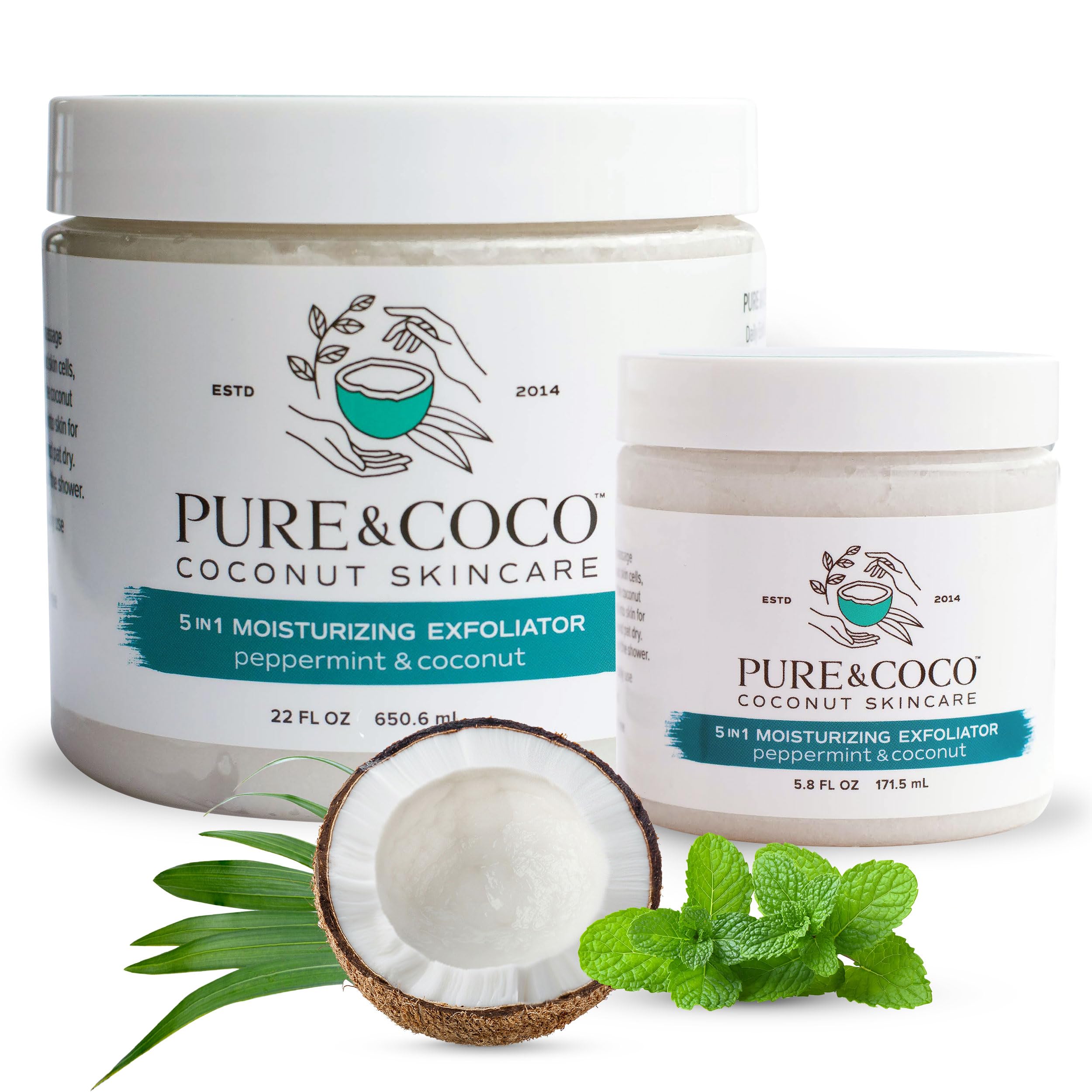 Amazon.com : Pure & Coco Moisturizing Exfoliator: Face Exfoliator ...