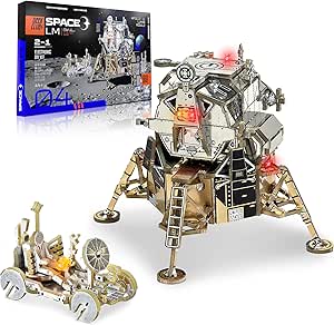 Geeek Club DIY Science Kit - 88-Piece Apollo 11 Electronic Science Kit ...