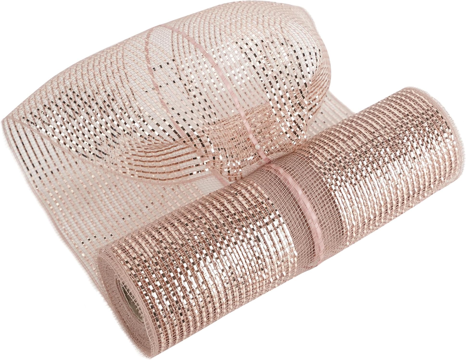 Amazon.com: 10 inch x 30 feet Deco Poly Mesh Ribbon (New Rose Gold)