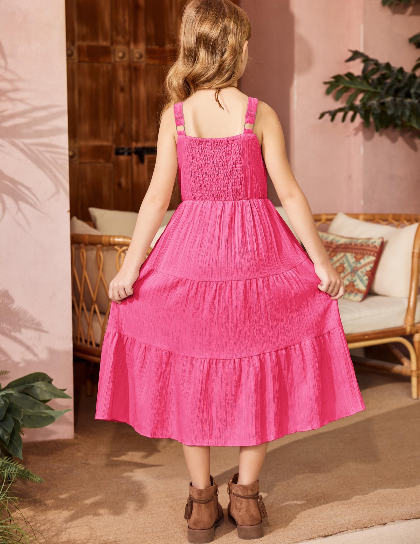 Snapklik.com : Arshiner Girls Sundresses Tween Girl Summer Spaghetti ...