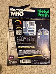 Amazon.com: Metal Earth Doctor Who Tardis 3D Metal Model Kit ...