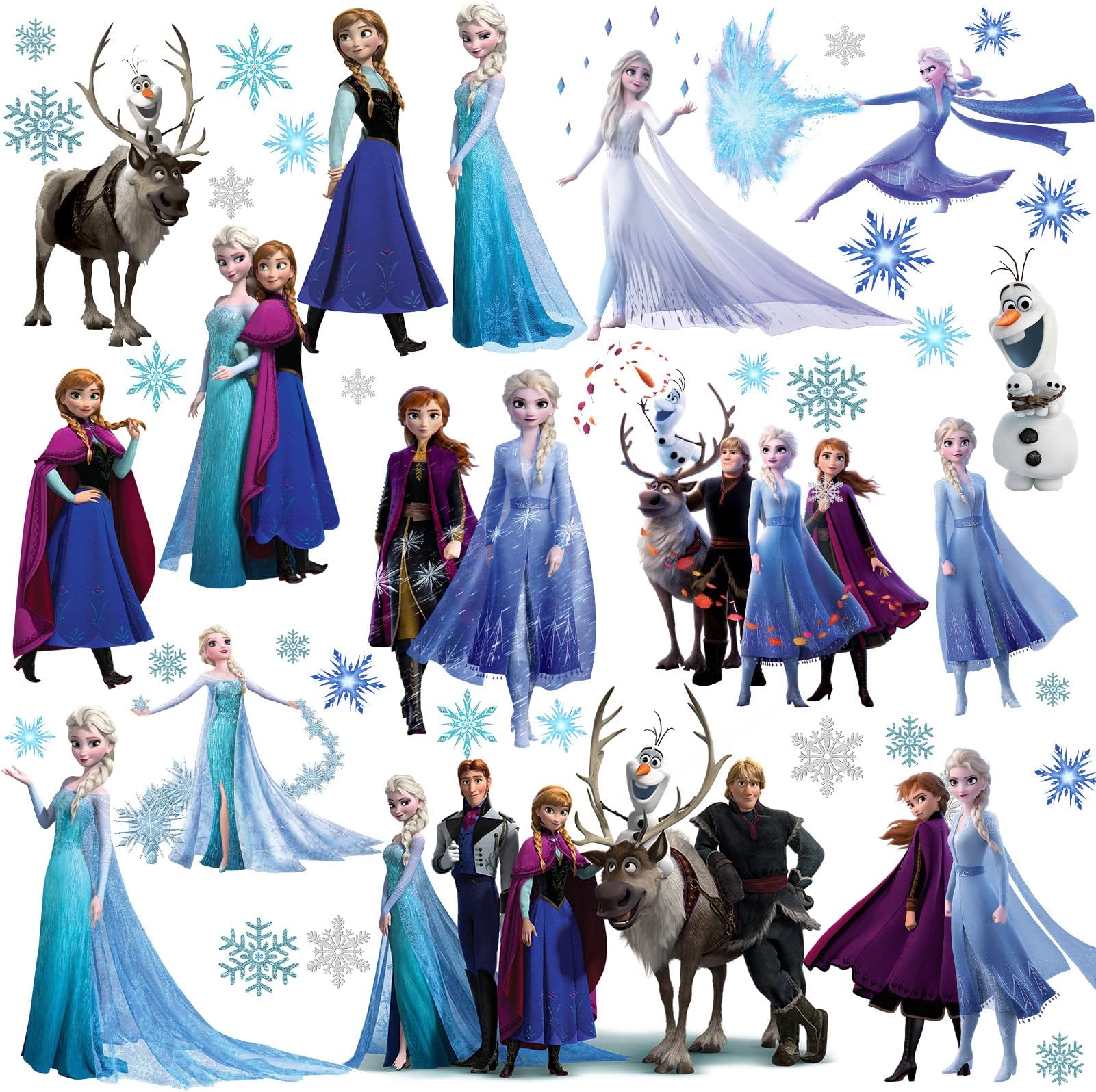 RoomMates Disney Frozen Elsa Giant Peel and Stick Wall Decals by ...