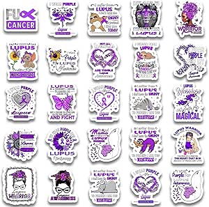 Amazon.com - 25Pcs Lupus Awareness Stickers, Inspirational Waterproof ...