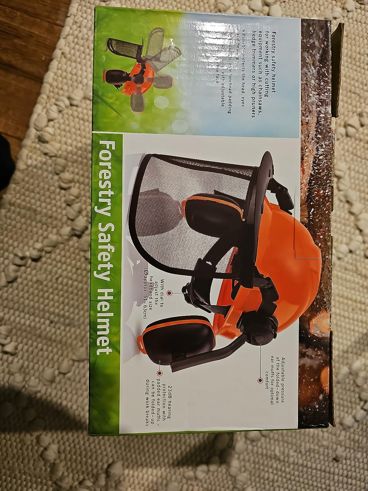 Forestry Safety Helmet, Gardening Hard Hat, Face Shield for Landscaping ...