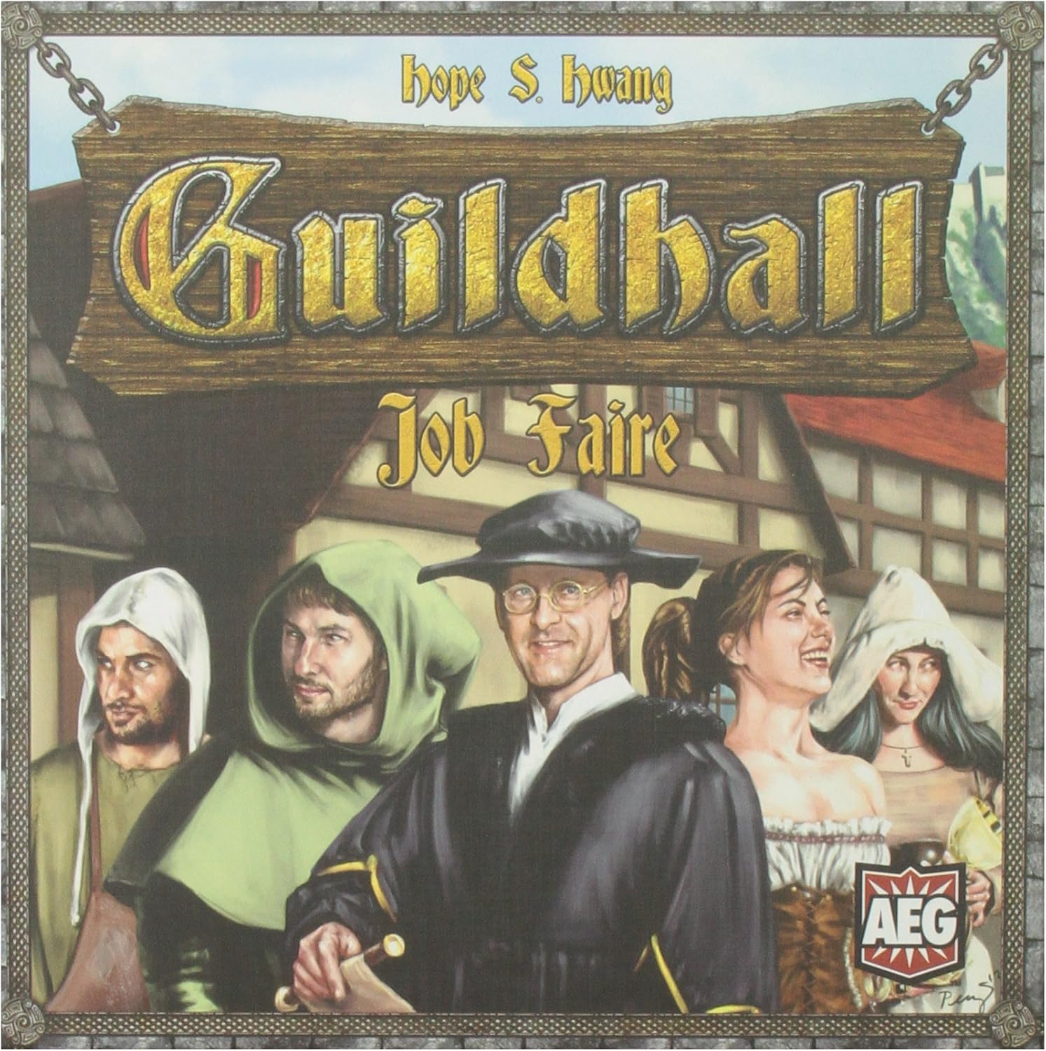 Amazon.com: AEG Guildhall 2 Job Faire Board Game : Toys & Games