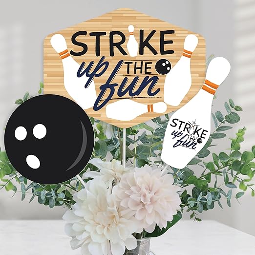 Amazon.com: Big Dot of Happiness Strike Up the Fun - Bowling - Birthday ...