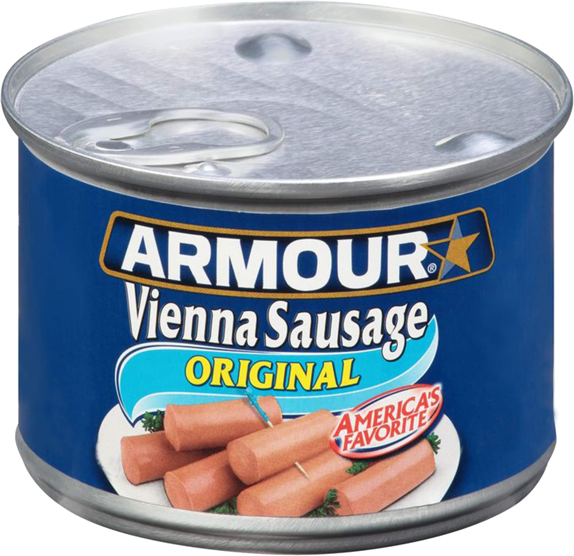 Amazon.com : Armour Star Vienna Sausage, Smoked, Canned Sausage, 4.6 OZ ...
