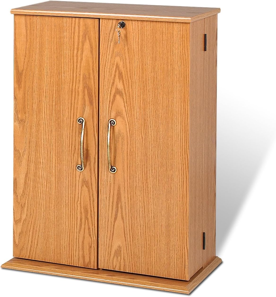 Prepac Small Deluxe Storage with lock Oak : Amazon.co.uk: Home & Kitchen
