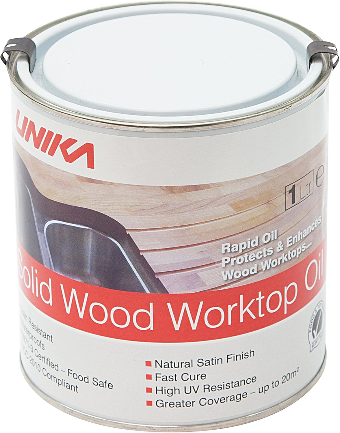 Unika Solid Wood Worktop Oil – Fast Cure & Stain Resistant Wood ...