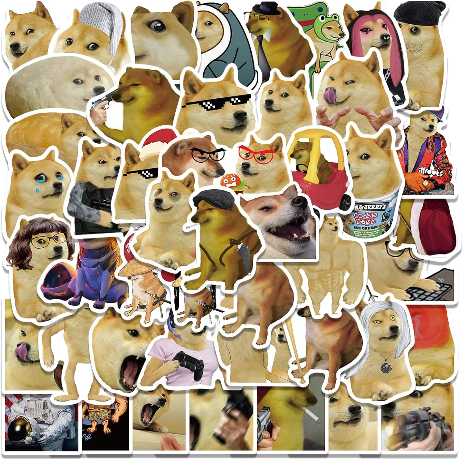 Amazon.com: 50 Pcs of Zoo Stickers, Animal Stickers, Dog ...