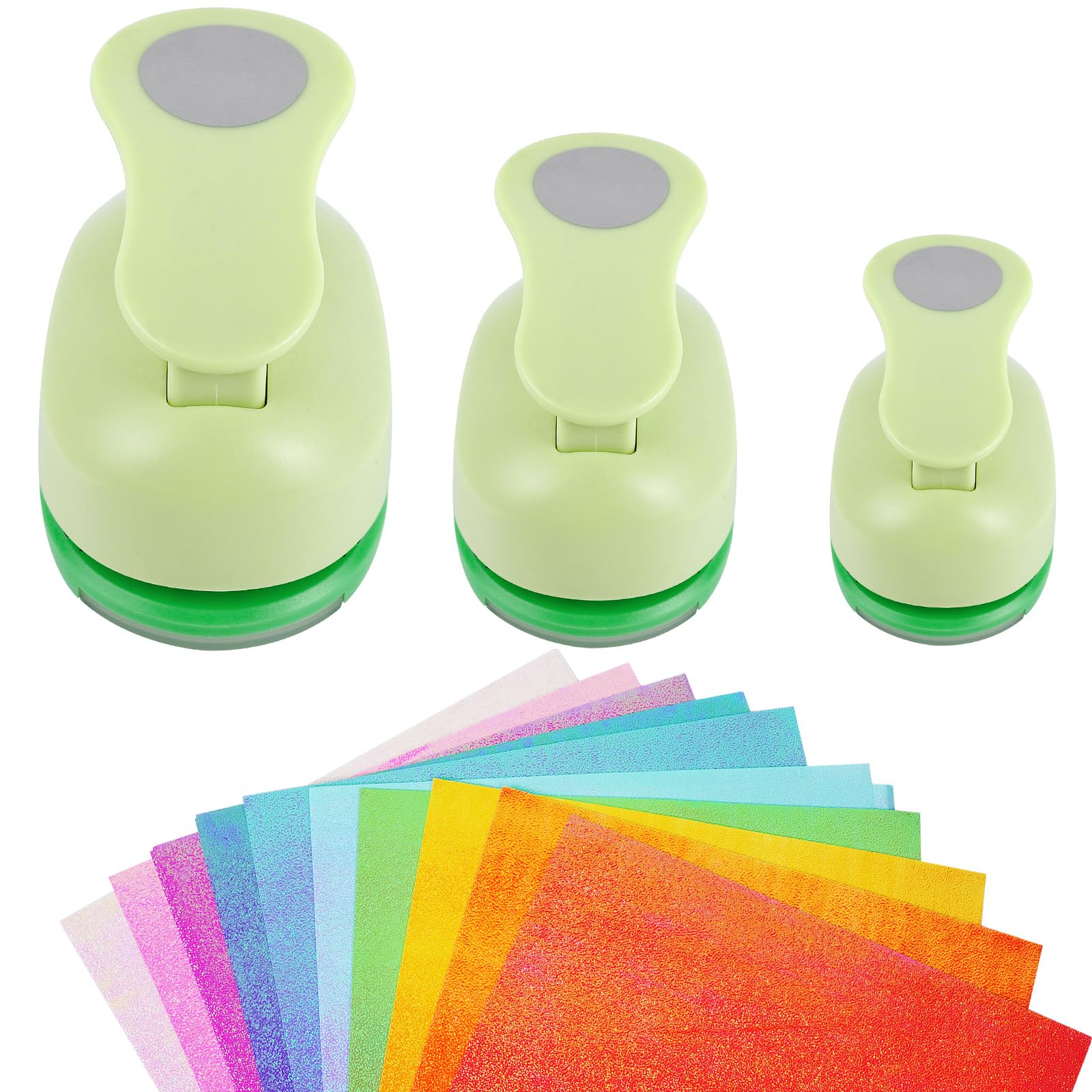 Amazon.com : UCEC 2 Inch Paper Punch, Circle Paper Punch,Glitter ...