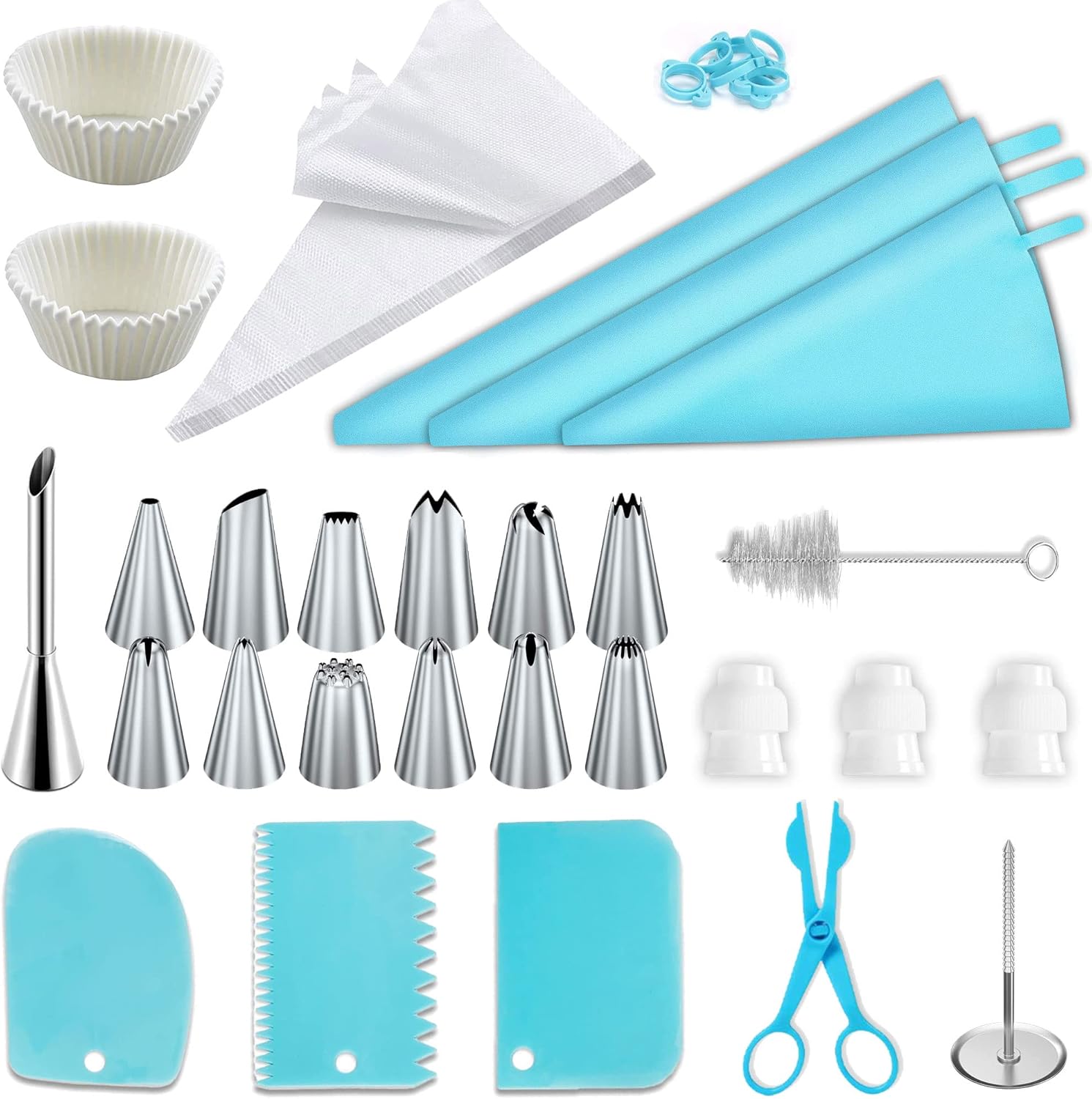 Amazon.com: Boyun Piping Bags and Nozzles Set, Icing Nozzles Set ...