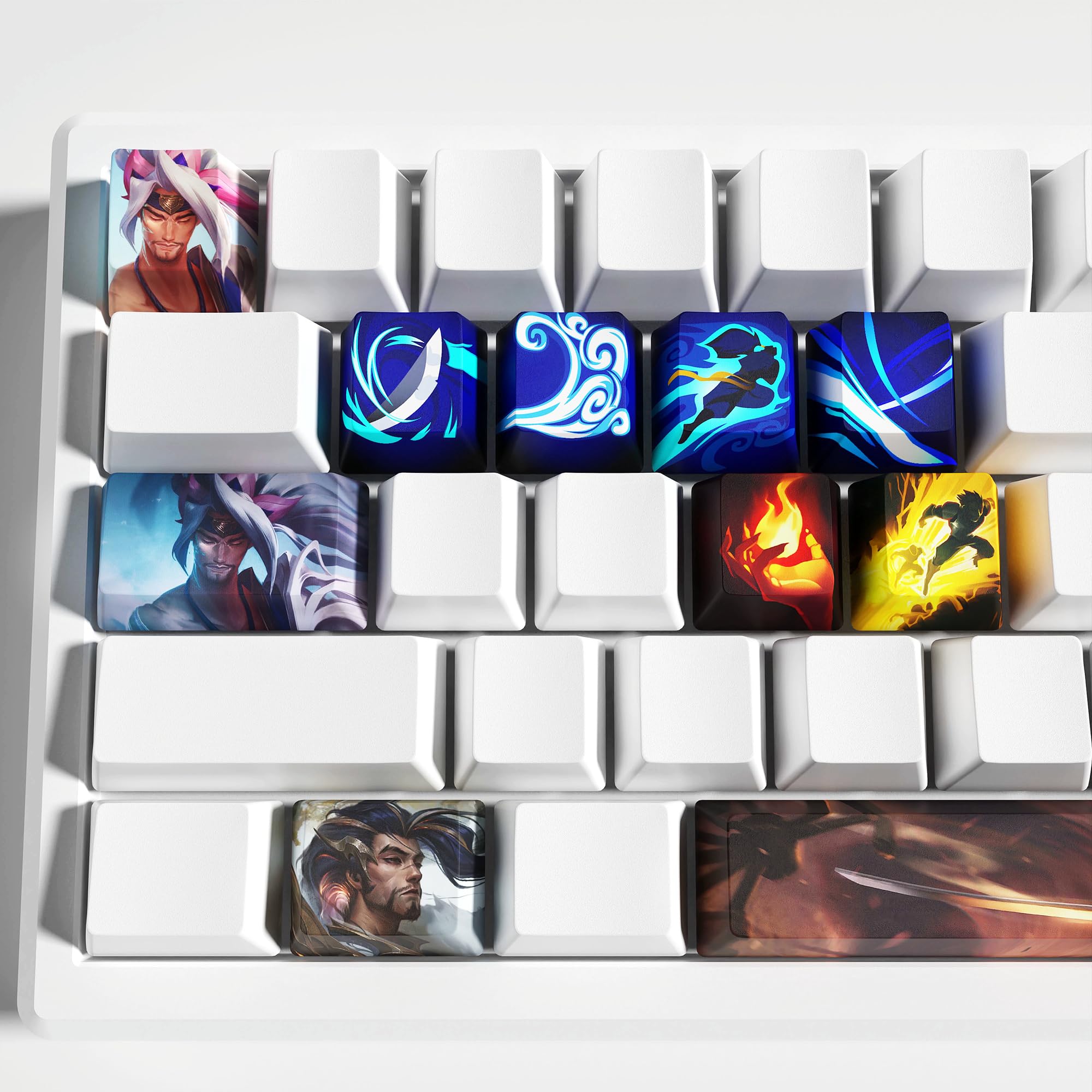 Amazon.com: IYTYIR Yasuo Keycaps for League of Legends Gaming Skill OEM ...